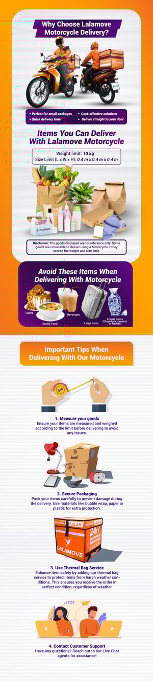What You Need To Know Before Delivering With Lalamove Motorcycle