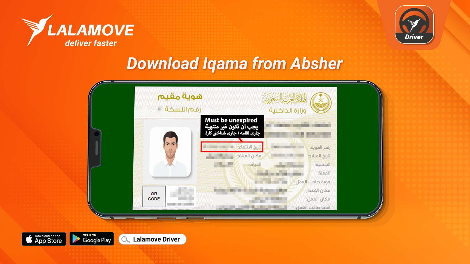 Register with Lalamove: Upload Valid IDs and Licenses from Absher