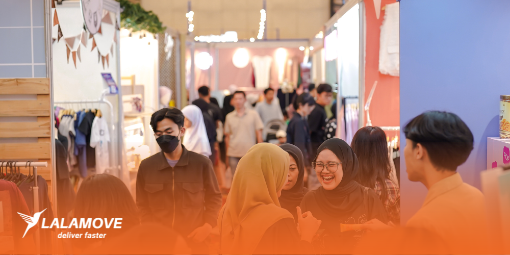 Lalamove Dukung Pameran Brand Lokal di Trademark Market Bandung 2023