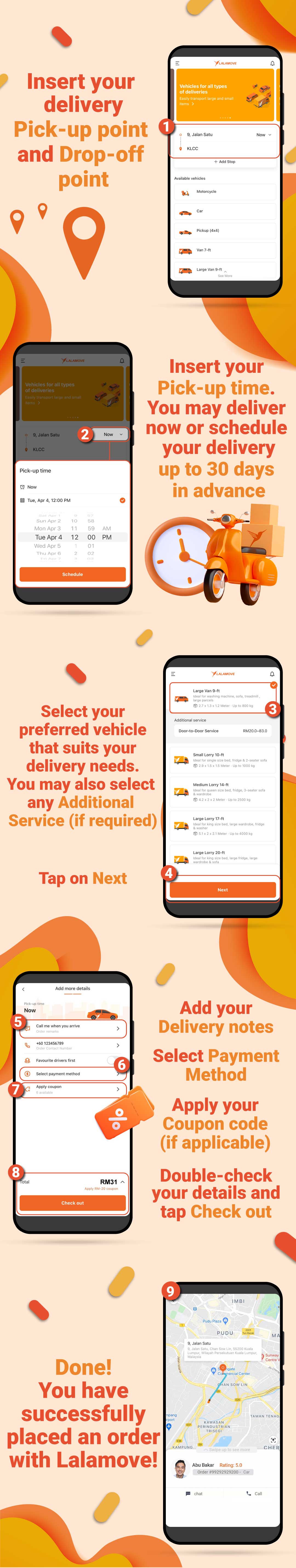 A Step-By-Step Guide To Place A Lalamove Delivery Order (2025)