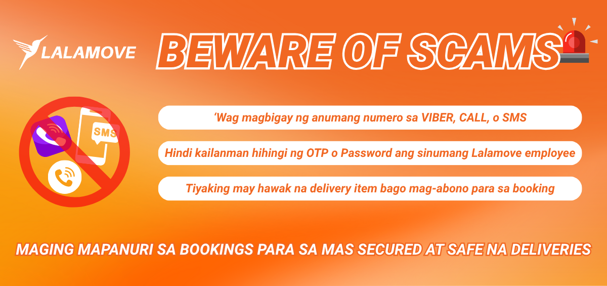 Tagalog Driver Anti Scam | Lalamove Philippines