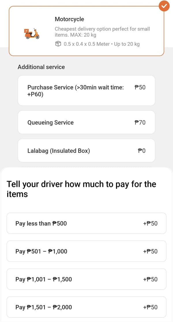 How to Use Cash On Delivery (COD) with Lalamove