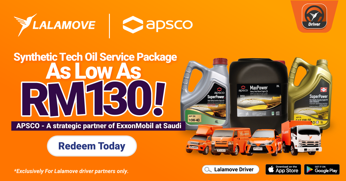 Full Engine Oil Service Package From As Low As RM 130