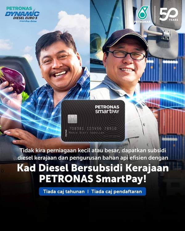 Manfaat Subsidi Diesel PETRONAS Untuk Rakan Pemandu Lalamove