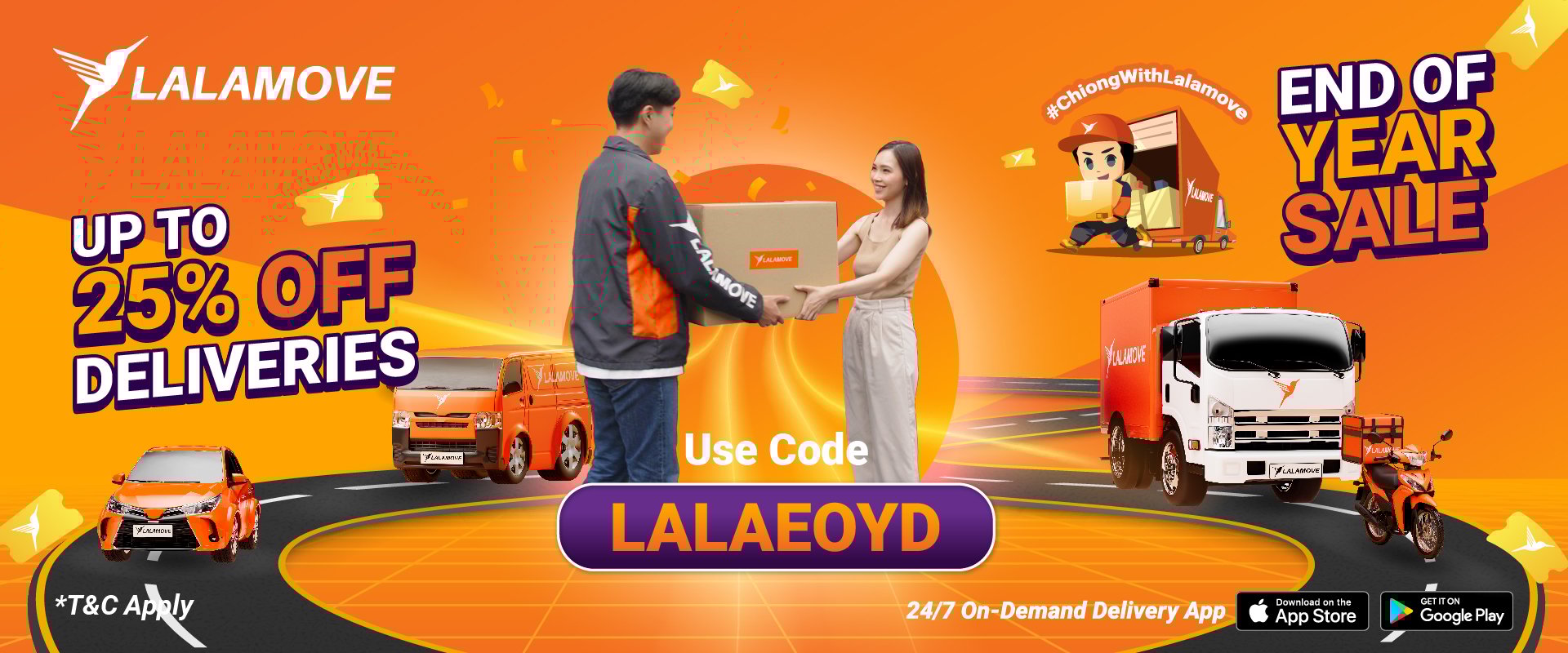 Lalamove End Of Year Promo
