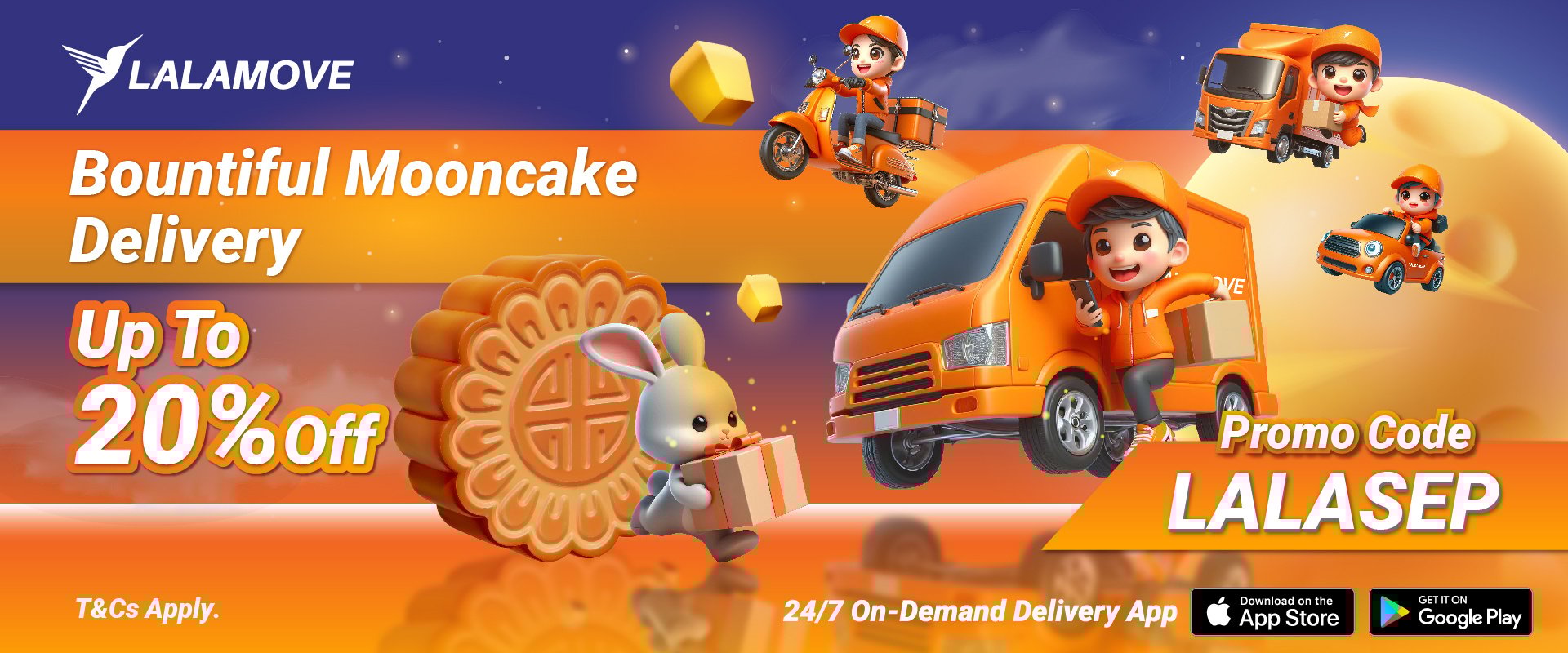 Delicious Mooncake Deliveries | 24/7 On-Demand Service | Lalamove