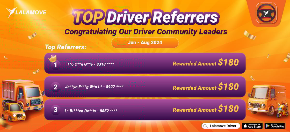 Lalamove Singapore | Driver Referral Program - Refer A Friend!