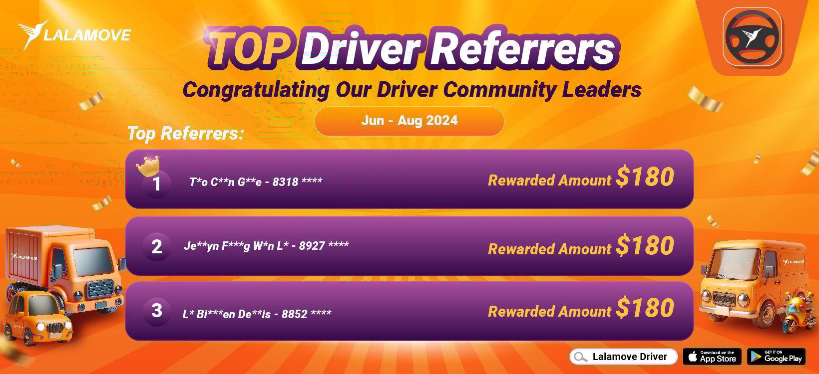 Lalamove Singapore | Driver Referral Program - Refer A Friend!