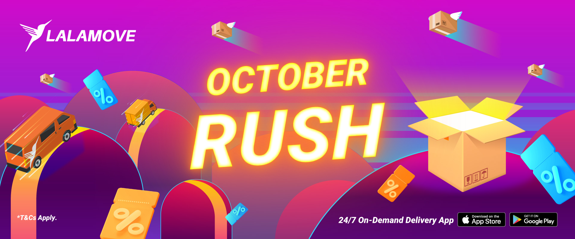 Up To $123 Lalamove Coupons For Grabs + Top Up Rewards