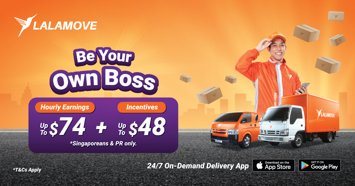 Lalamove Singapore | Driver & Rider Partners - Recruitment - Hourly - 2023