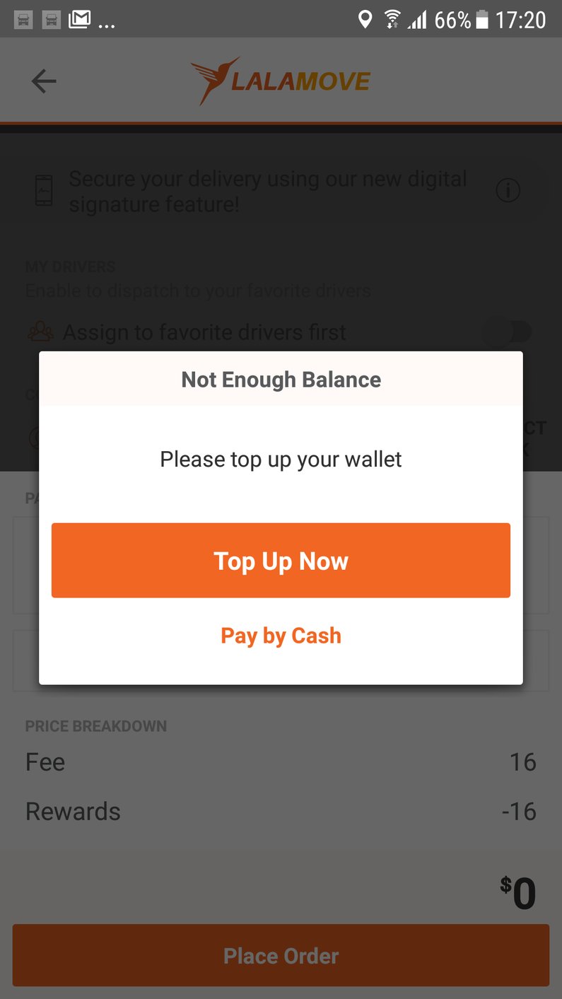 How to use the Lalamove wallet?