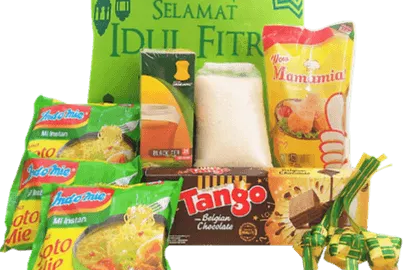 Contoh Parcel Sembako Sederhana