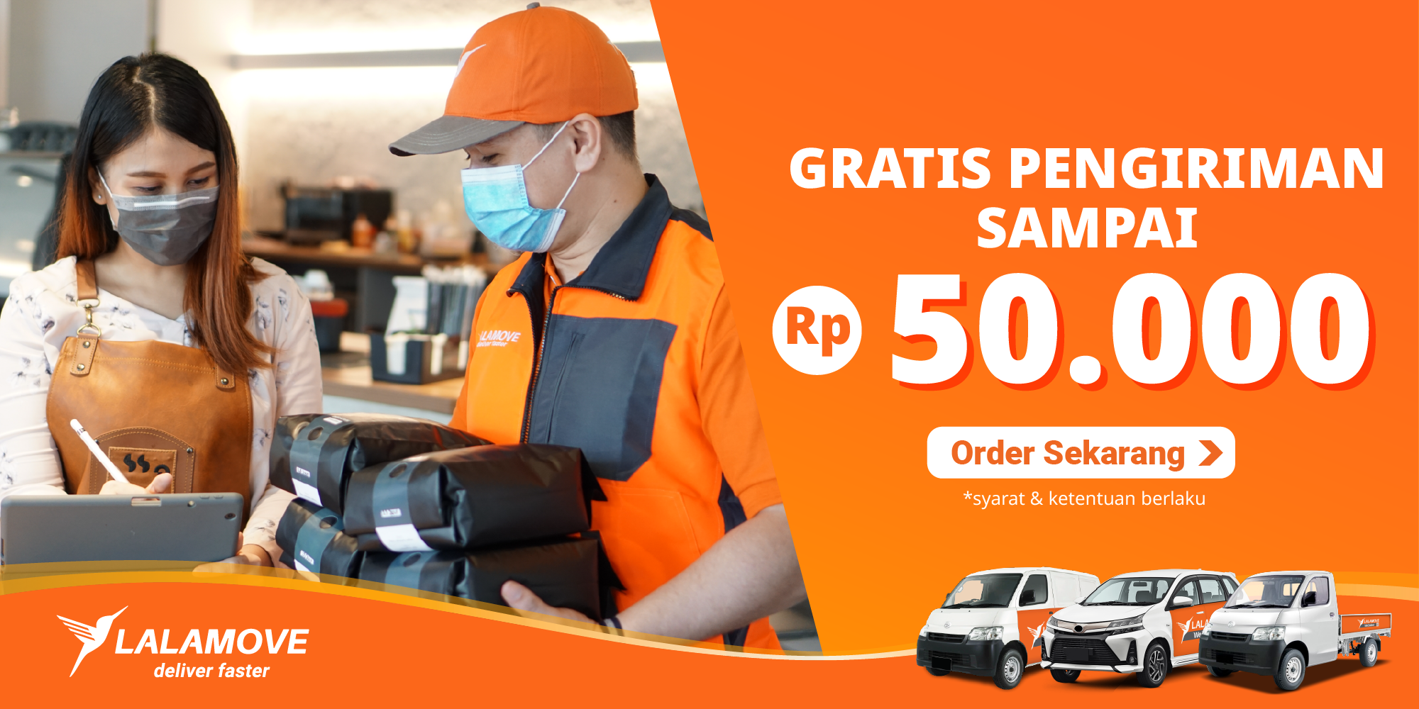 Diskon Spesial Pengiriman Pertama Lalamove