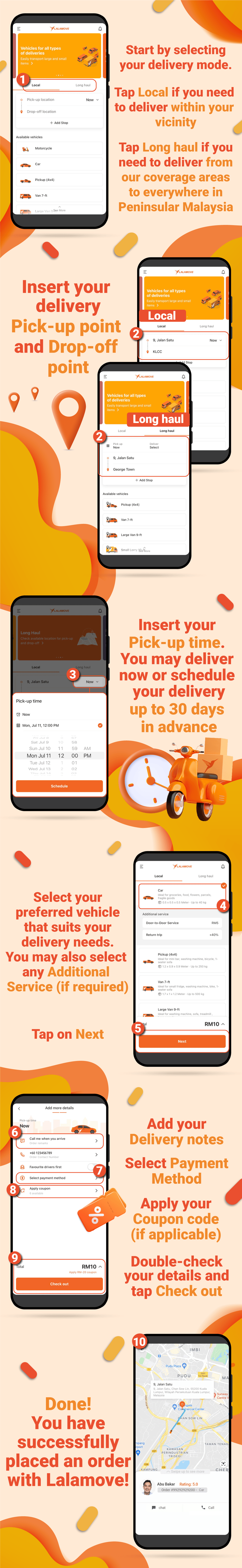 A Step-by-Step Guide To Use The Lalamove App (2022)