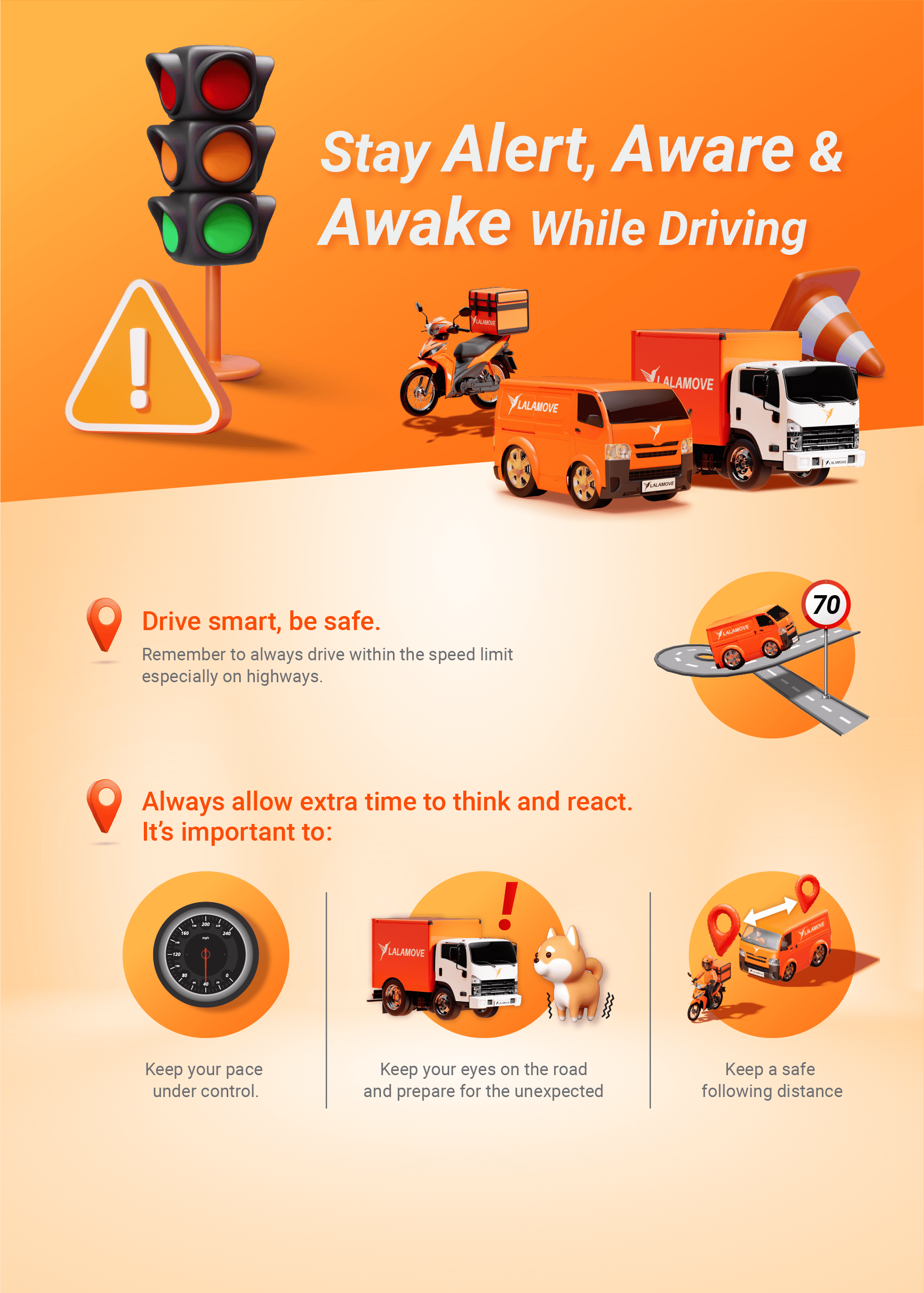 【Friendly Reminder】Road Safety Tips | Lalamove Hong Kong
