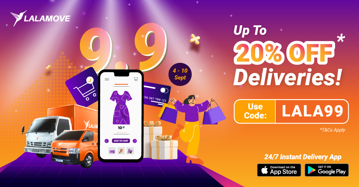 LALAMOVE 9.9 Delivery Promo