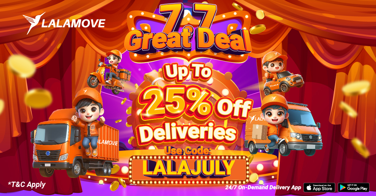 LALAMOVE 7.7 Delivery Promo