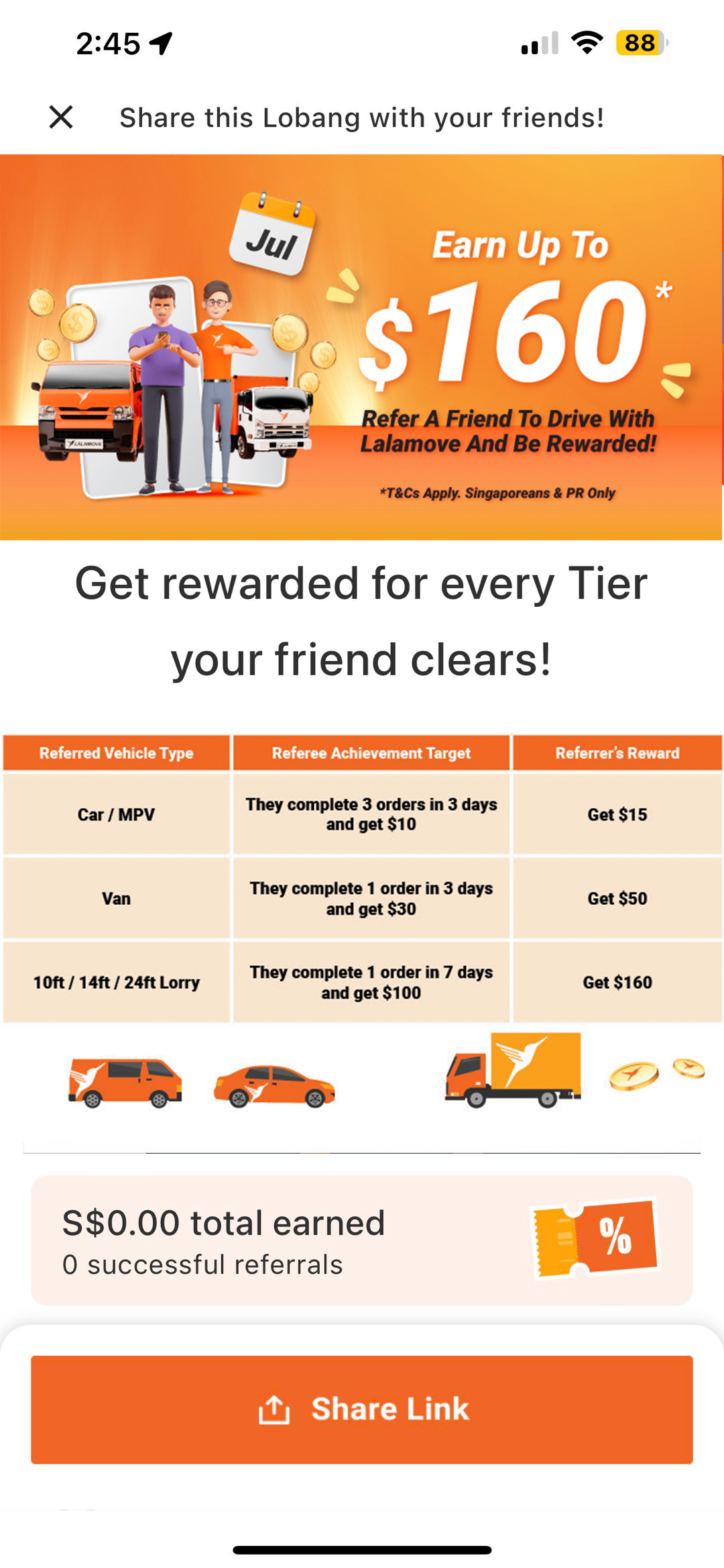 Lalamove Singapore | Driver Referral Program - Refer A Friend!