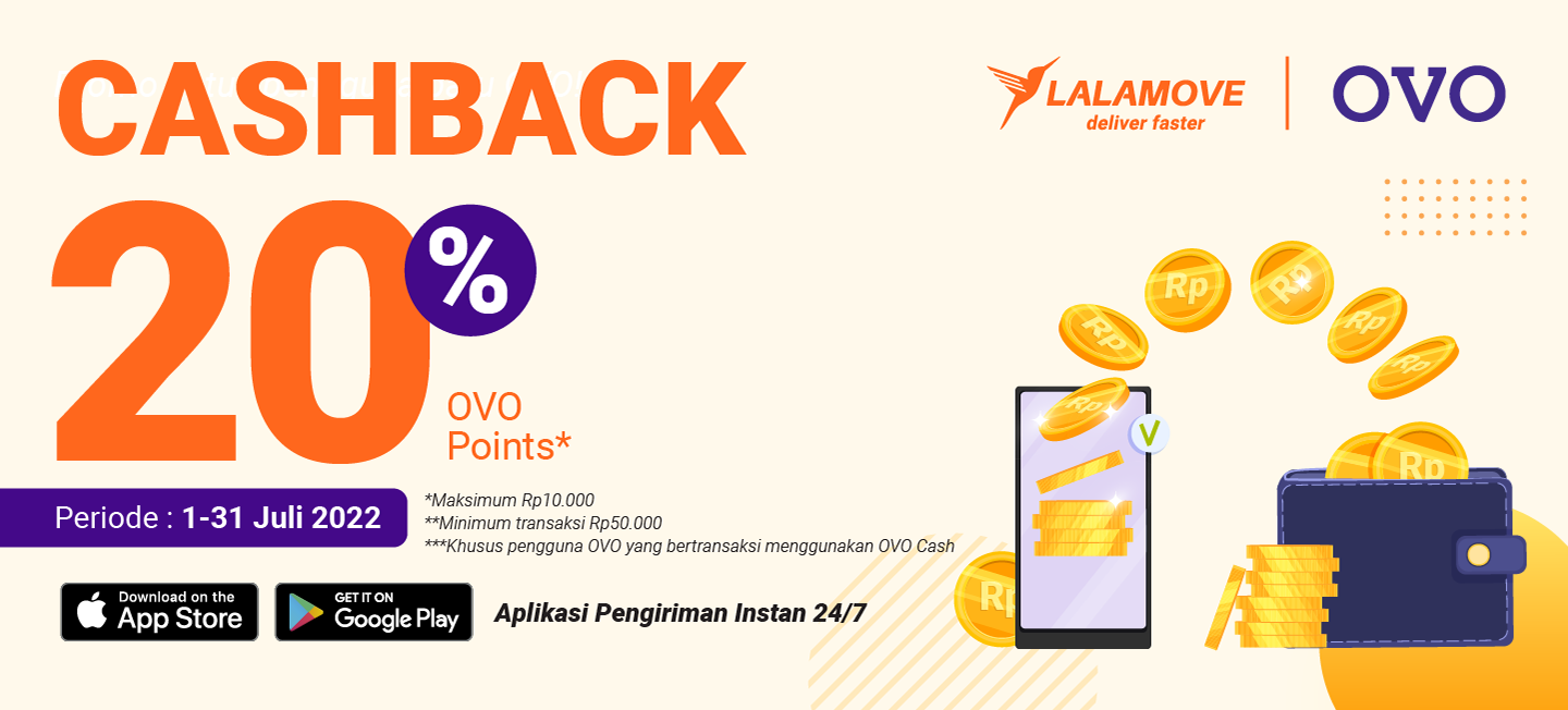 Cashback 20% OVO Points
