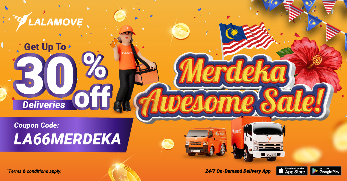 It’s Merdeka sales time! 🎉