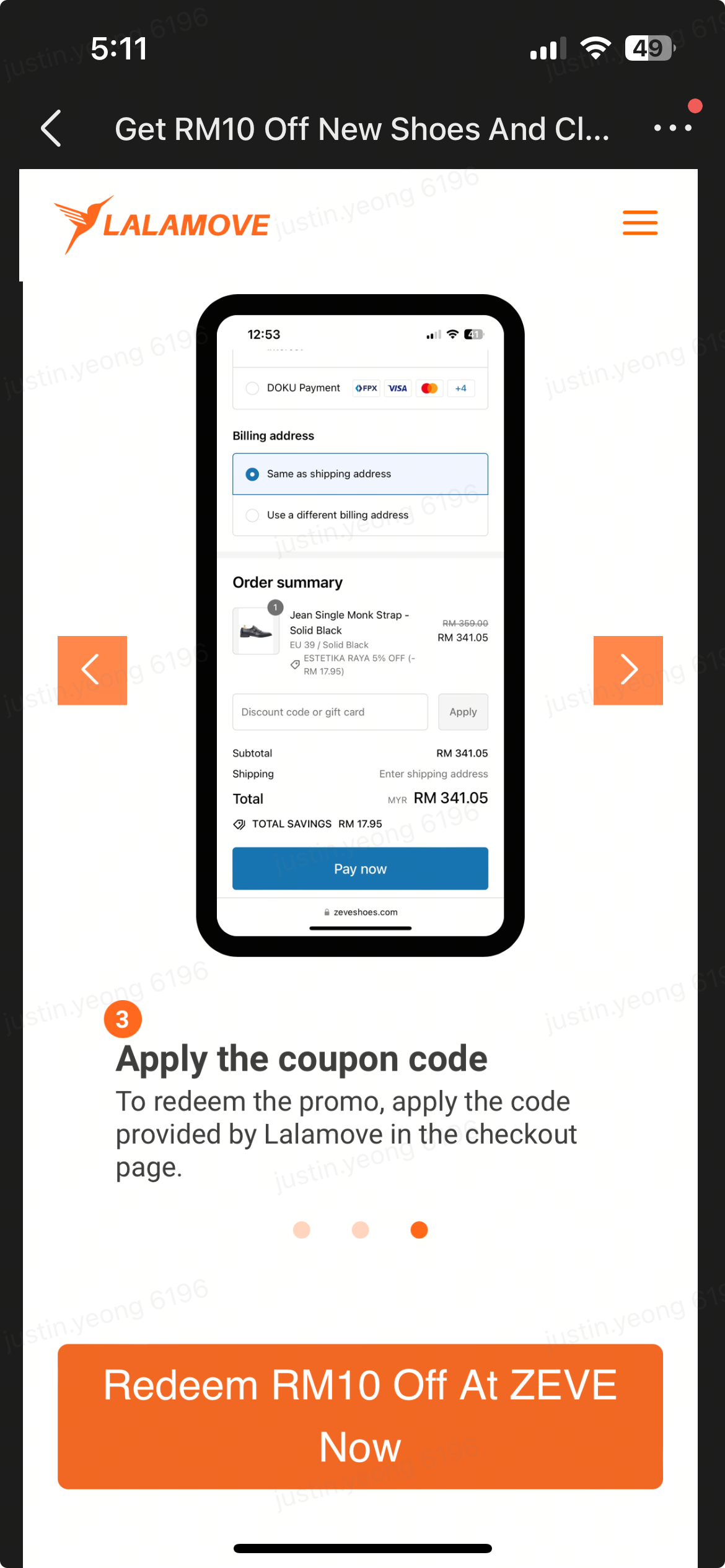 Get RM10 Off New Shoes And Clothing At ZEVE