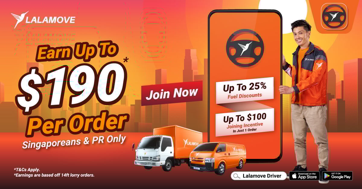 Lalamove Singapore | Driver & Rider Partners - September Joining Incentives 2023