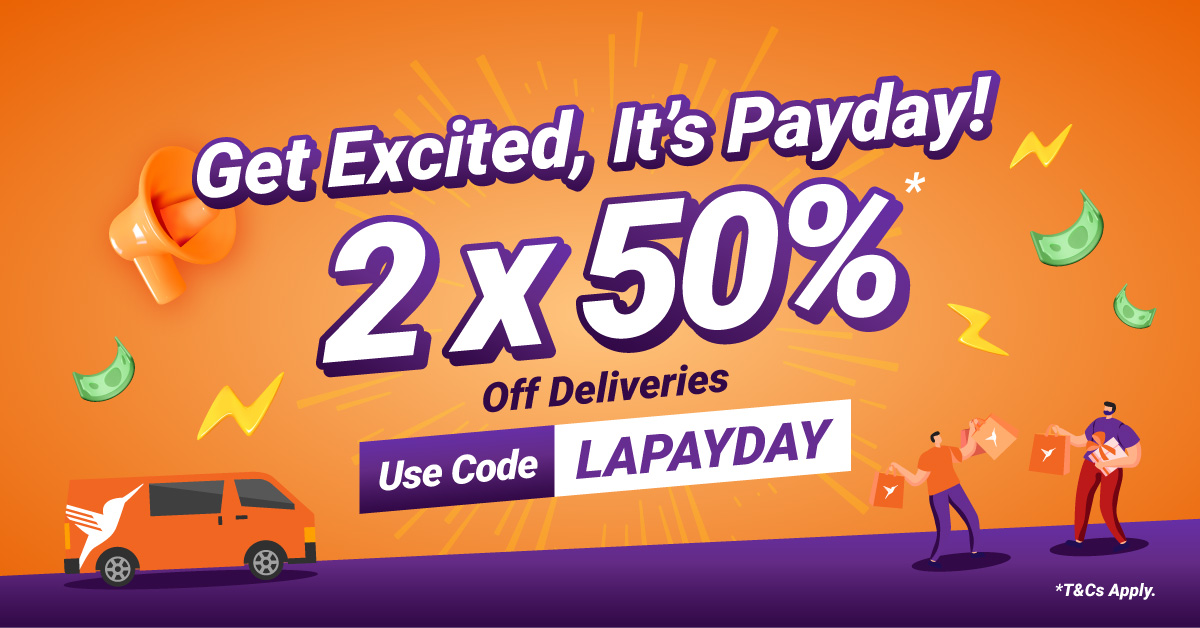 Enjoy up to 2x 50 OFF deliveries