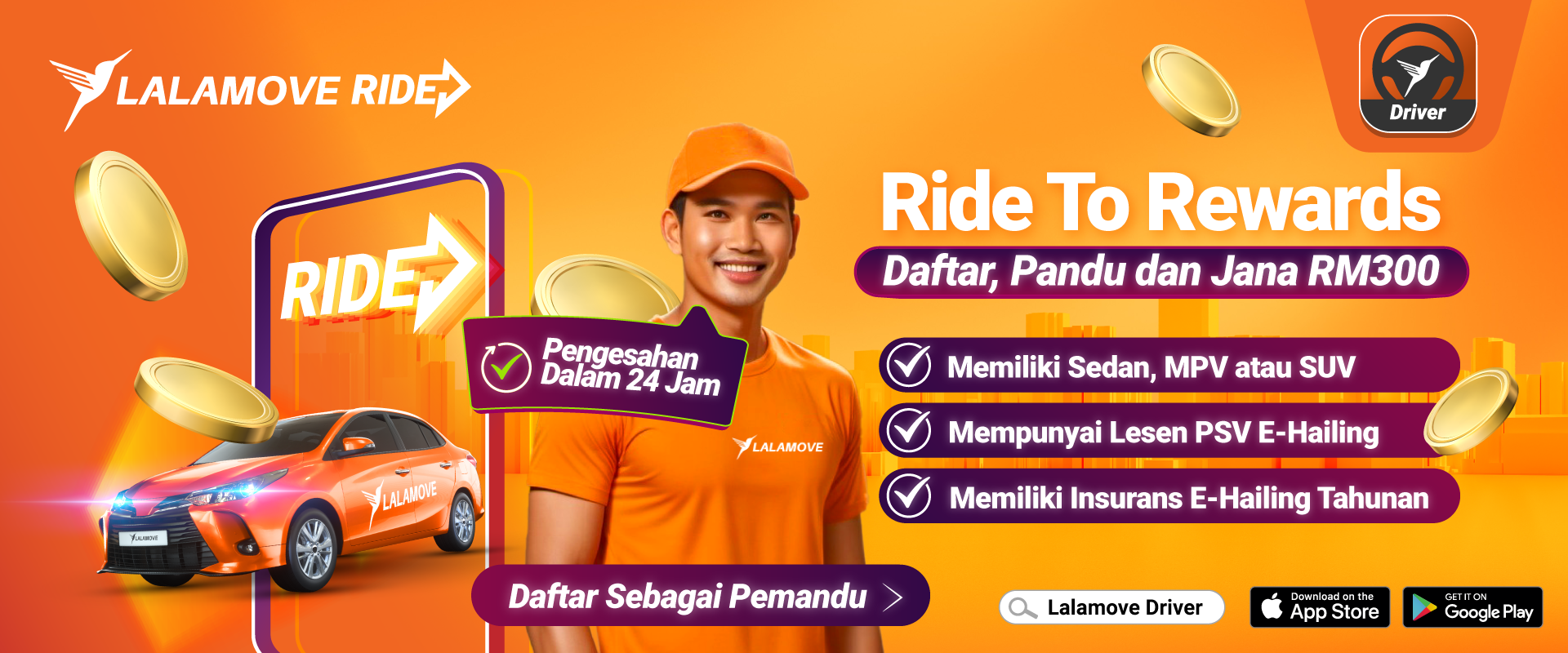 Jadi Rakan Pemandu | Jana Pendapatan | Lalamove Malaysia
