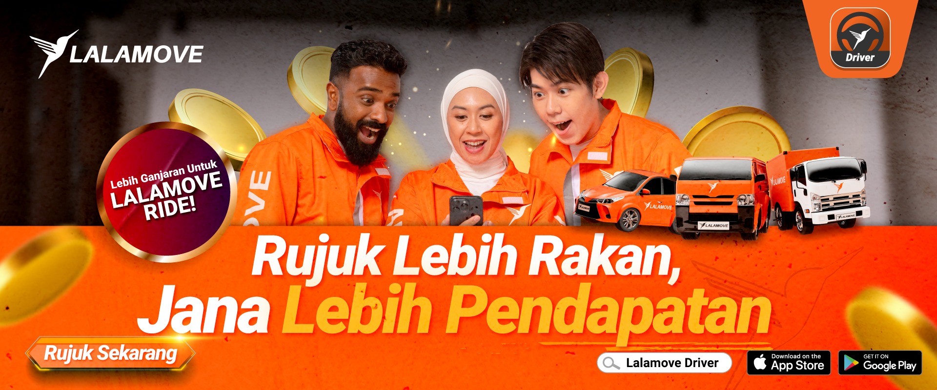 Jadi Rakan Pemandu | Jana Pendapatan | Lalamove Malaysia